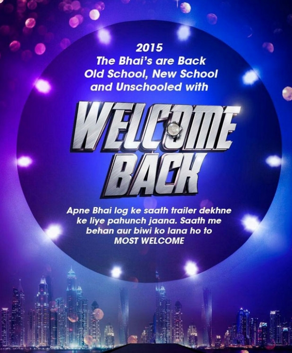 Welcome Back Movie Poster