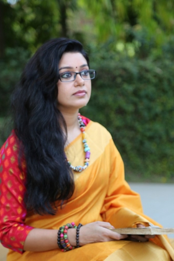 Chaya Singh In Blue Saree