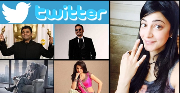 Top Tamil Celebrities With Most Twitter Followers Photos - FilmiBeat