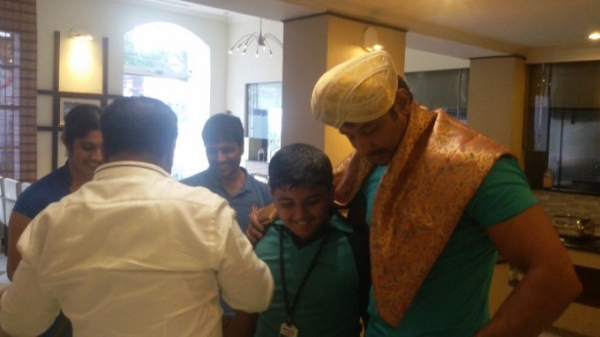 Darshan Birthday Celebration At Sandesh The Prince Mysore Photos ...