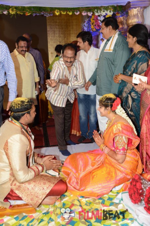 Director K Vasu Daughter Deepthi And Bharat Wedding Photos - FilmiBeat