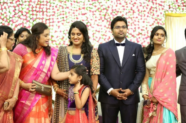Director KS Ravikumar Daughter Marriage Reception Photos - FilmiBeat