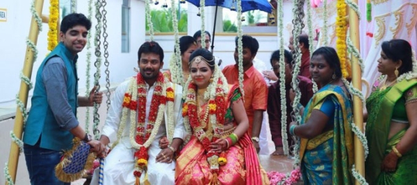 Tamil Actor Pandiarajan Son Prithvi Rajan Akshaya Marriage Photos ...