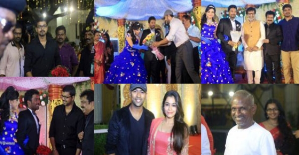 Tamil Actor Pandiarajan Son Prithvi Rajan Akshaya Wedding Reception ...