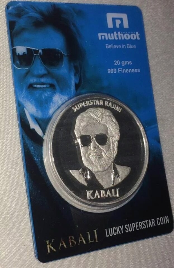 Muthoot Fincorp Releases Rajinikanth's Kabali Silver Coin Photos ...