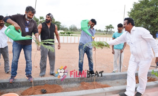 Baahubali Team Participate In Haritha Haram Program Photos - FilmiBeat