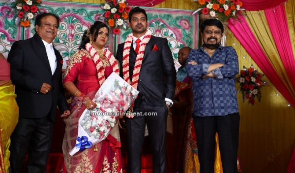 Actor Vasu Vikram Daughter Vasugi Wedding Reception Photos - FilmiBeat