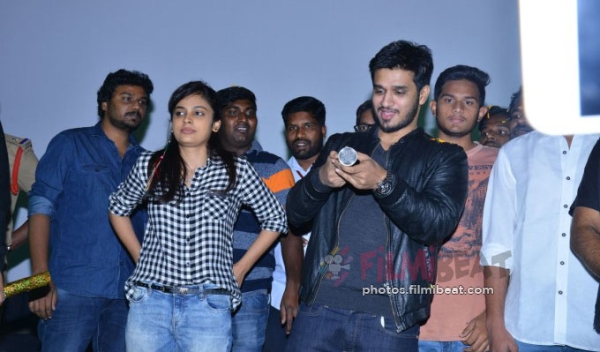 Ekkadiki Pothavu Chinnavada Team Success Tour Photos - FilmiBeat