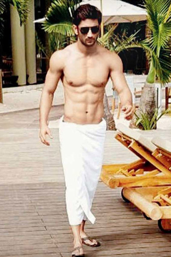 Sushanth Singh Rajput Goes Shirtless Photos - FilmiBeat