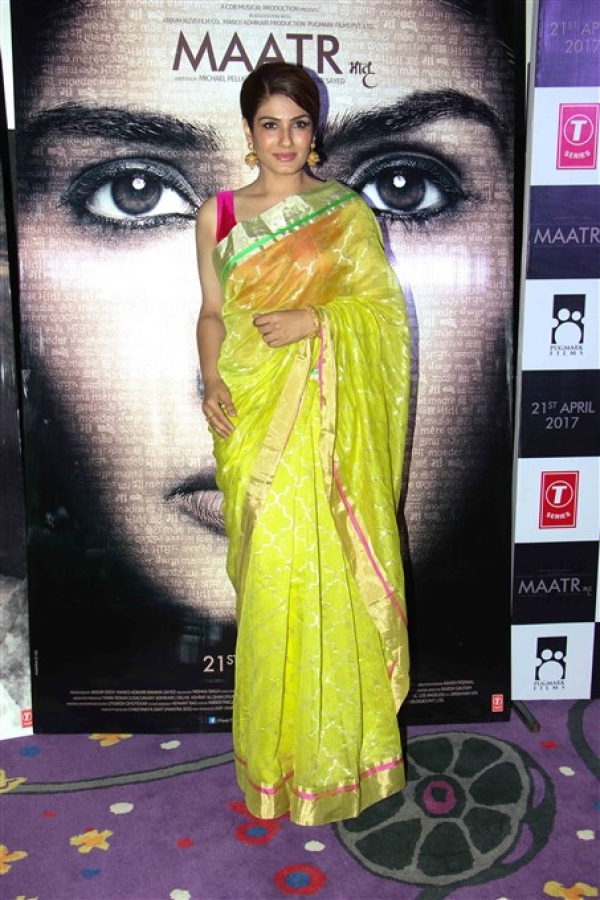 Raveena Tandon's Trailer Launch Of Film Maatr Photos - FilmiBeat