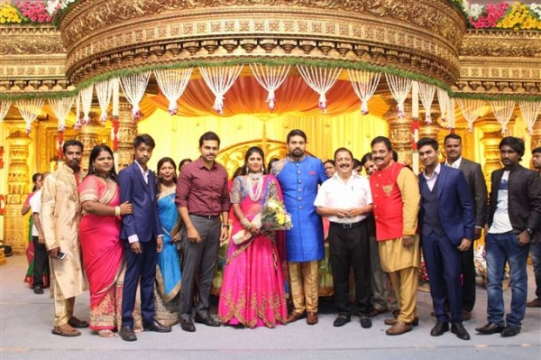 FEFSI Vijayan Master Son’s Wedding Reception Photos - FilmiBeat
