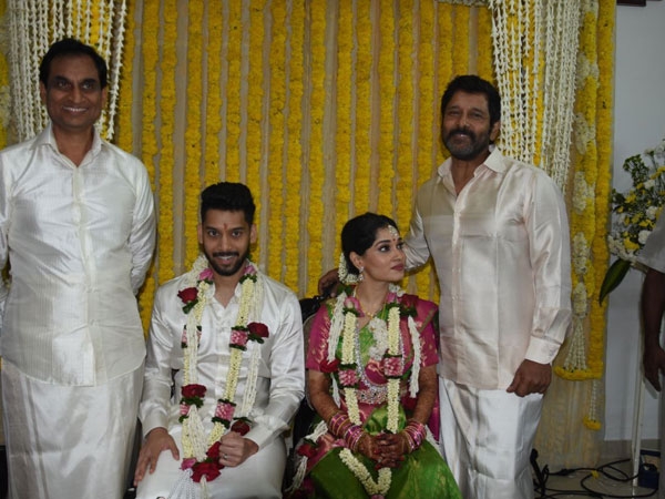 Actor Vikram's Daughter Akshita Married To Manu Photos - FilmiBeat