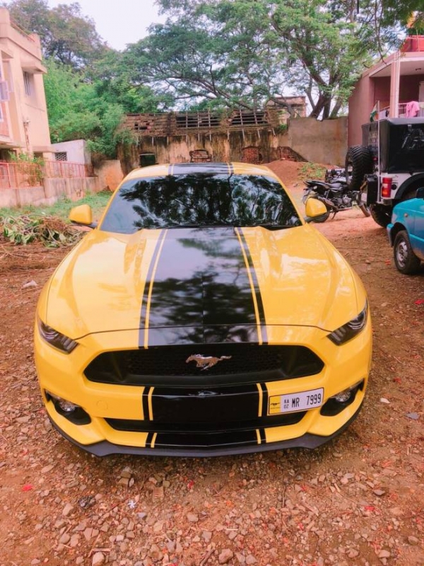 Darshan New Car Ford Mustang Boss 302 Photos - FilmiBeat