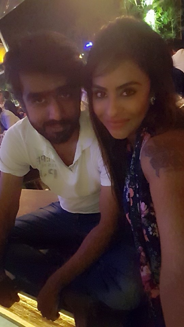 Sri Reddy Romantic With Abhiram Again Photos - FilmiBeat
