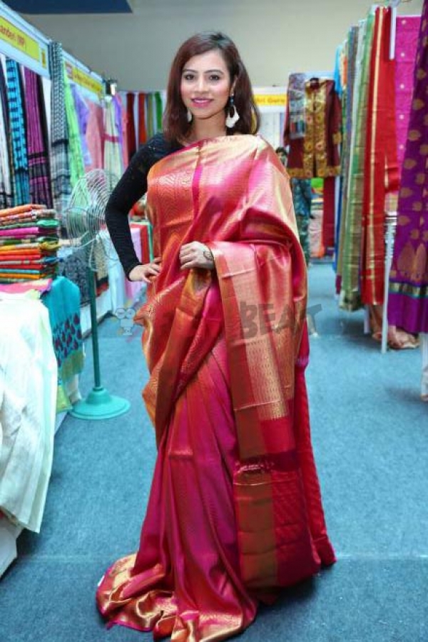 Priyanka Raman Inaugurates Silk Dezire Of India Expo At Ecil X Roads ...