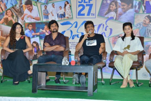 Devadas Movie Press Meet Photos - FilmiBeat
