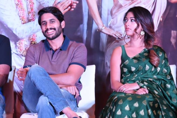 Sailaja Reddy Alludu Movie Success Press Meet Photos - FilmiBeat