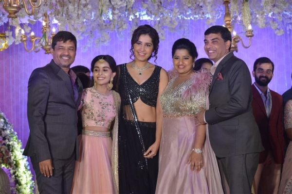 Mahesh Babu, Nani & Raashi Khanna At Producer Harshith Reddy Reception ...