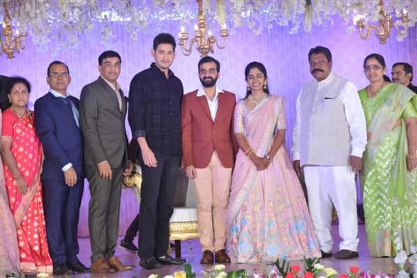 Mahesh Babu, Nani & Raashi Khanna At Producer Harshith Reddy Reception ...