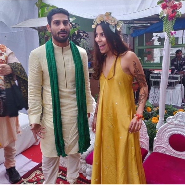 Prateik Babbar & Sanya Sagar Wedding Photos