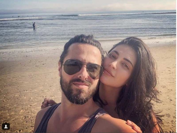 Shruti Haasan with her British boyfriend Michael Corsale Photos - FilmiBeat