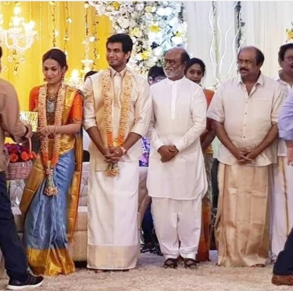 Soundarya Rajinikanth Daughter Wedding Reception Photos