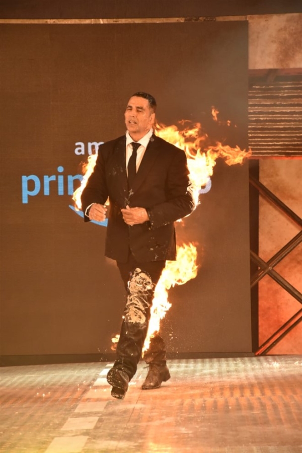 Akshay Kumar At The Launch Of His Amazon Prime New Web Series Photos