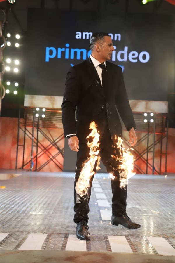 Akshay Kumar At The Launch Of His Amazon Prime New Web Series Photos