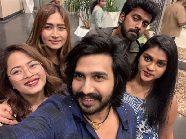 Tamil actor Vishal And Anisha Reddy Engagement Photos