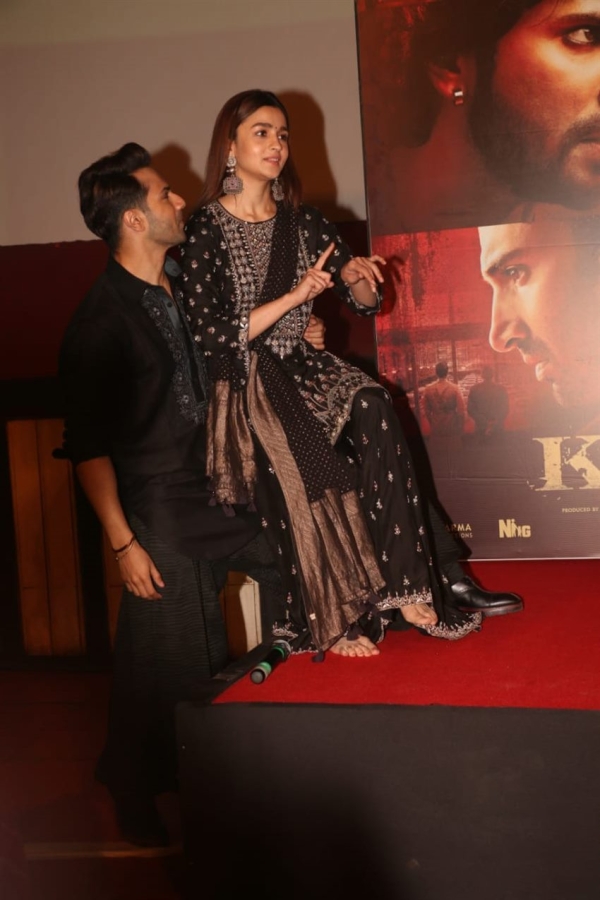 Varun Dhawan And Alia Bhatt At First Class Song Launch Of Kalank Photos