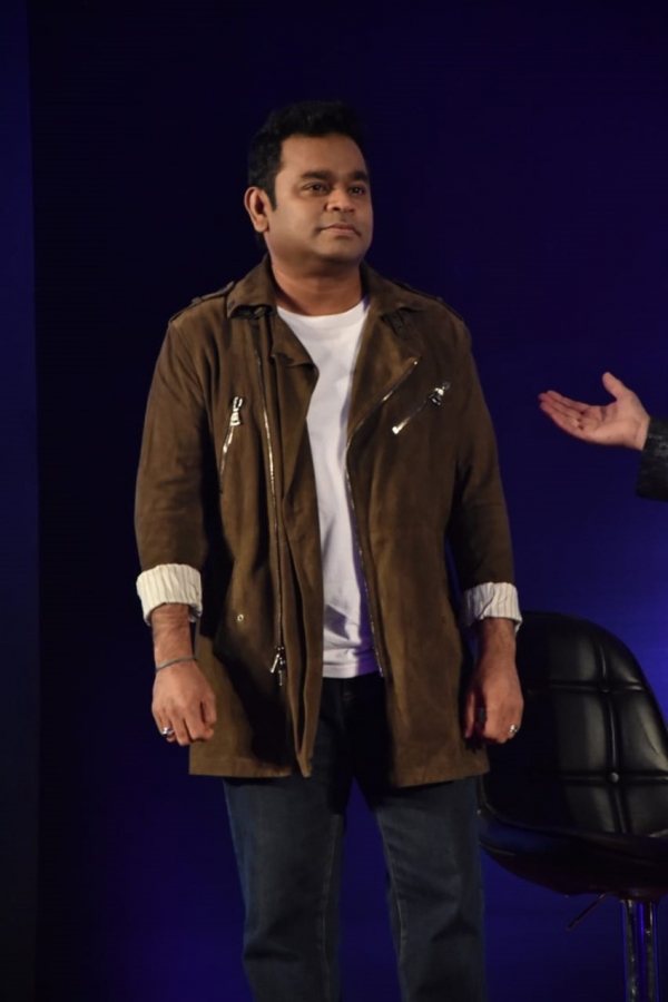 AR Rahman & Director Of Marvel Joe Russo At The Launch Marvel Anthem Photos