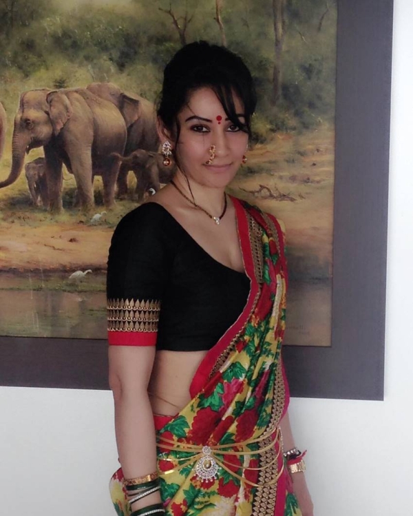 Manyata Dutt In Saree