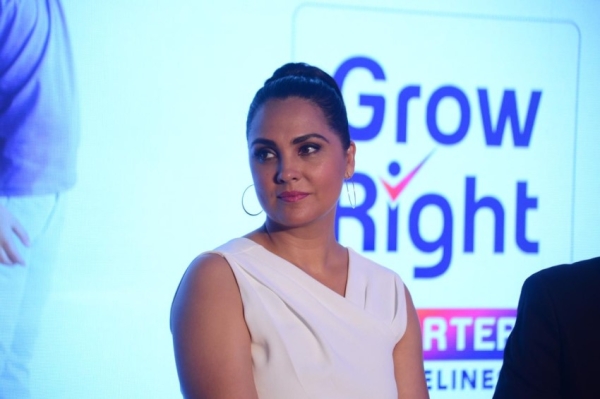 Lara Dutta at the launch of Abbott Nutrition's Grow Right Charter