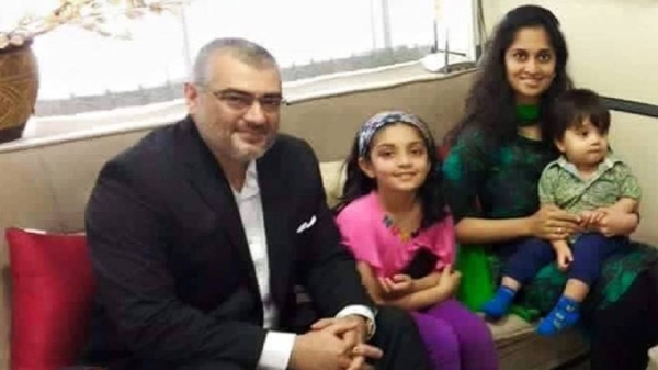 Ajith Family Image