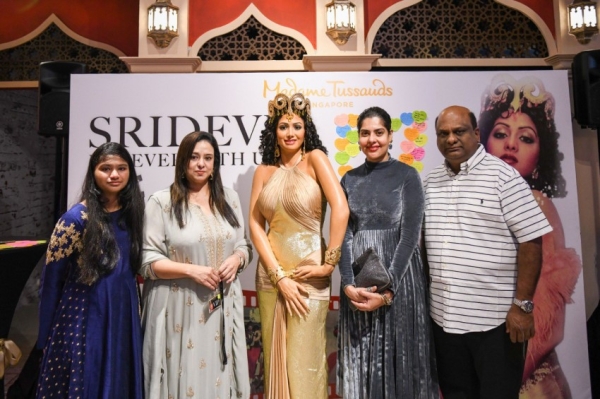 Sridevi Wax Statue at Madame Tussauds In Singapore