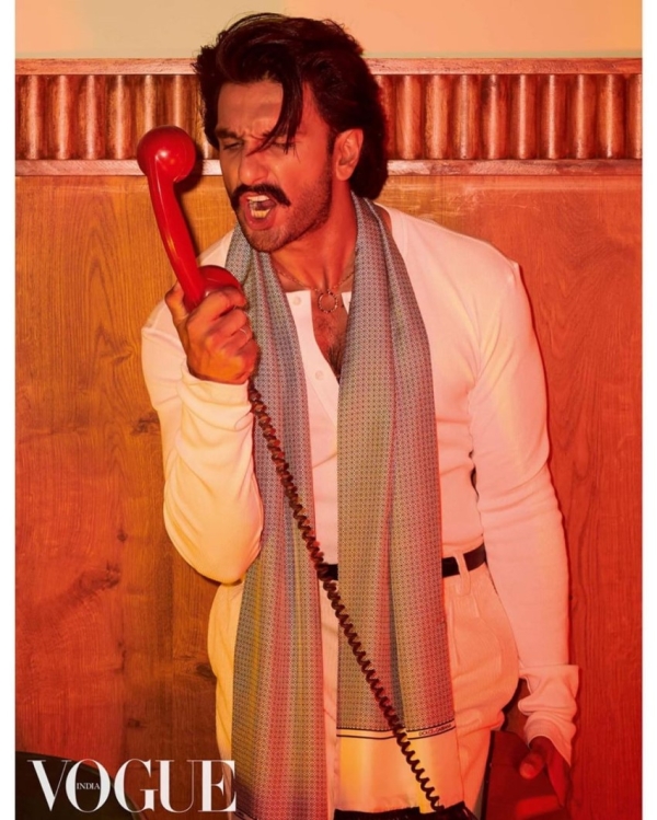Ranveer Singh latest photoshoot for Vogue India