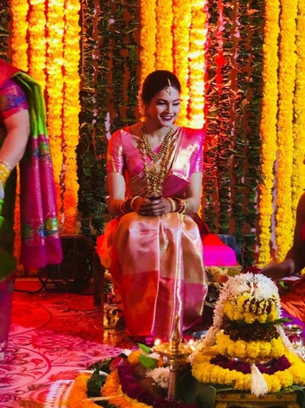 India cricketer Manish Pandey And actress Ashrita Shetty Wedding Photos
