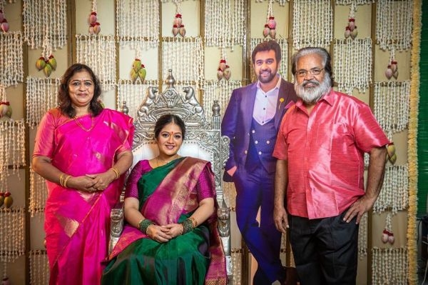 Meghana Raj Srimantha Function At her Residence Photos
