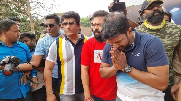 Yuvaratna Movie Promotion Across Karnataka Photos - FilmiBeat