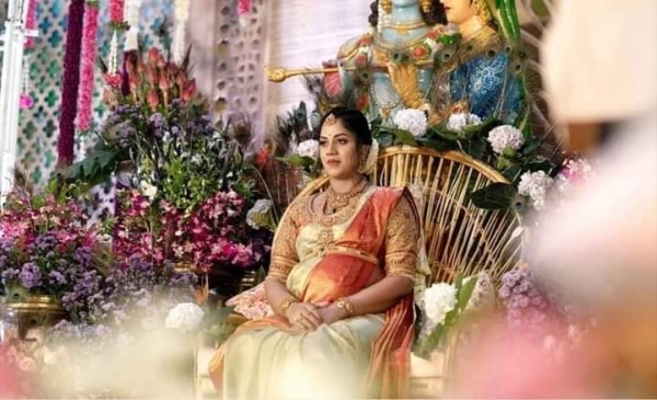 Baby Shower ceremony Revathi Nikhil Gowda Photos,