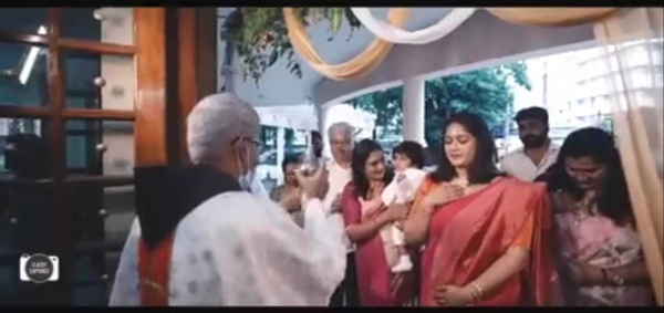 Meghana Raj son Ryan Raj Sarja Naming Ceremony Photos - FilmiBeat