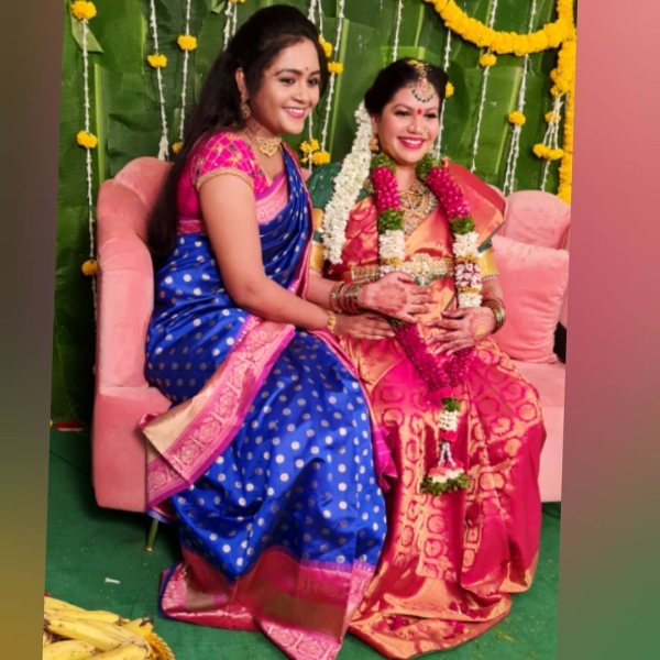 Bigg Boss Telugu Contestant Natraj Master భార్య నీతూ సీమంతం ఫోటోలు ...