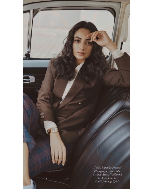 Actress Namitha Pramod New Bold And Stylish Stills Goes Viral ...