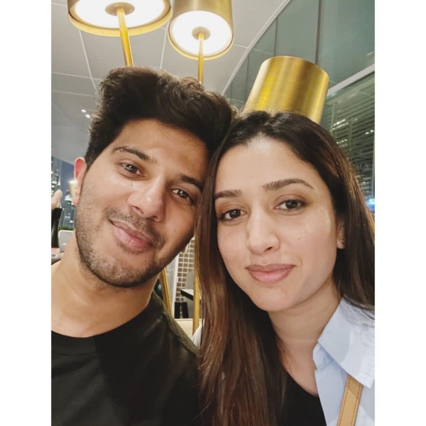 Dulquer Salmaan Shares Unseen Pictures With His Wife Amal Sufiya, And ...