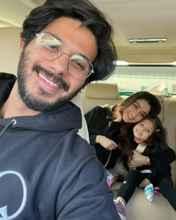 Dulquer Salmaan Shares Unseen Pictures With His Wife Amal Sufiya, And ...