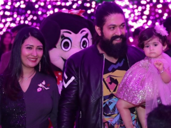 Yash Daughter Ayra 3rd Birthday Celebration Photos - FilmiBeat