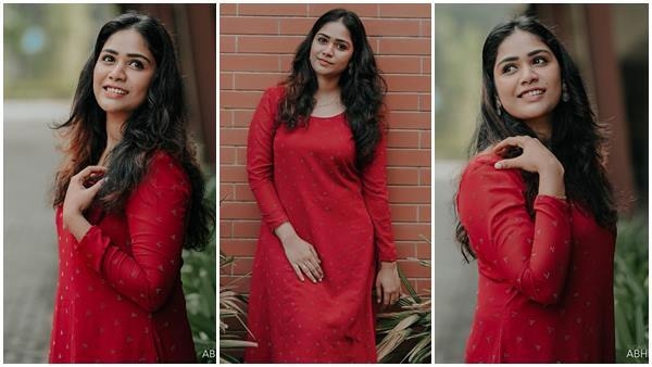 Malayalam Serial Actress Darshana Das's New Stylish Stills | ചുവപ്പില്‍ സ്റ്റൈലായി ദര്‍ശന ദാസ് ...