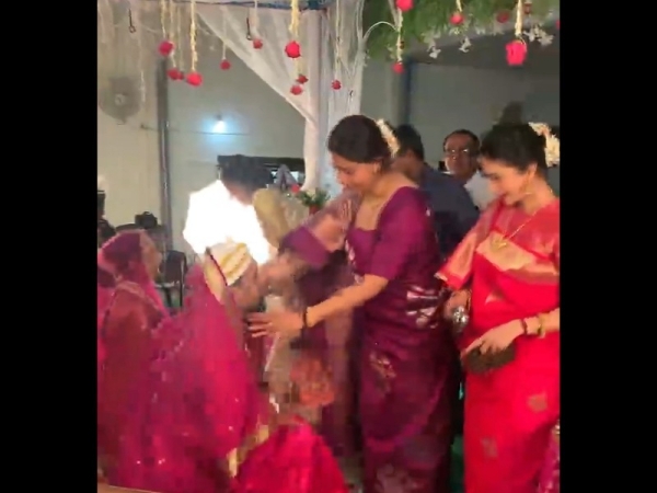 Harshika Poonacha Brother Chethan Chengappa Wedding