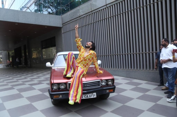 Ranveer Singh For Jayesh Bhai Jordaar Song Firecracker Launch Photos