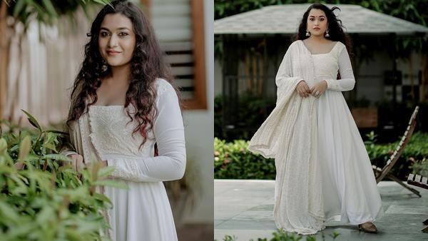 TV Anchor Parvathy R Krishna Stunning Look in White Outfit, Pics ...